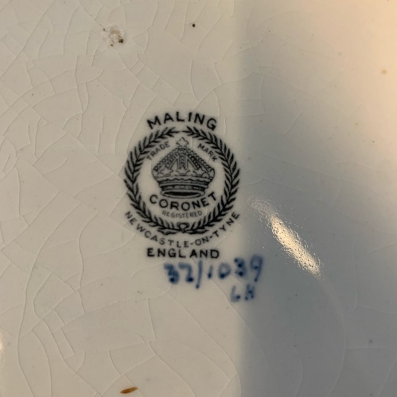 Maling Coronet | Dining | Maling Coronet Ware Blue Lusterware Bowl ...